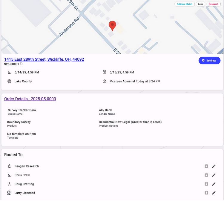 SurveyTracker - Land Surveying Project Management Software – One MC ...